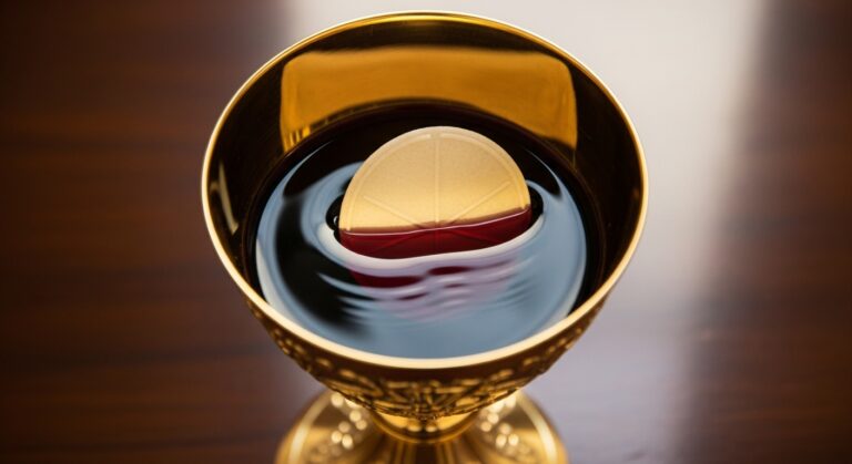 The Sacred Union: Why the Priest Dips the Host into the Chalice During ...